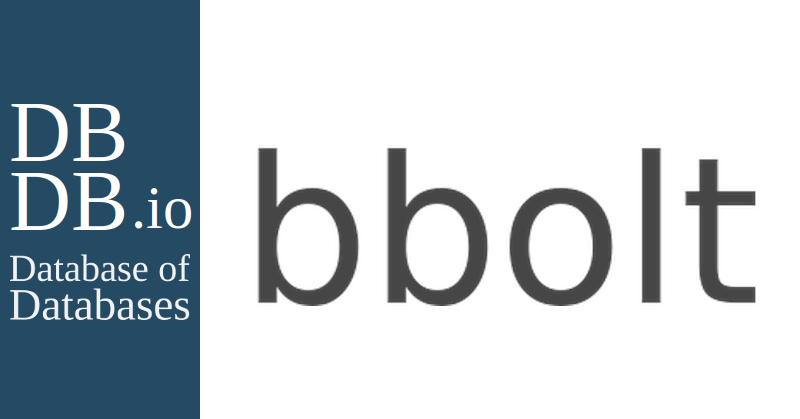 bbolt - Database of Databases