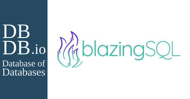 BlazingSQL - Database of Databases