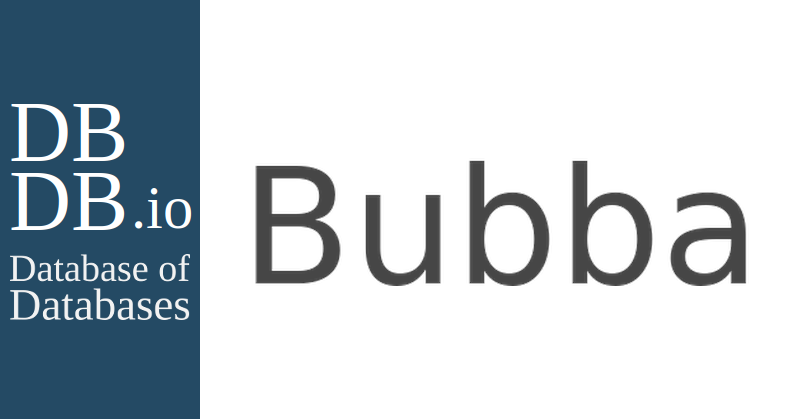 Bubba - Database of Databases