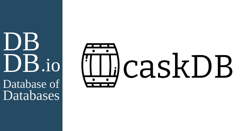 CaskDB - Database of Databases