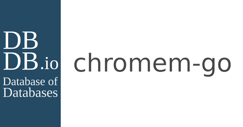 chromem-go - Database of Databases