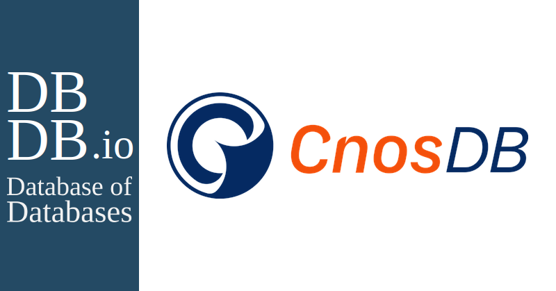 Cnosdb Database Of Databases