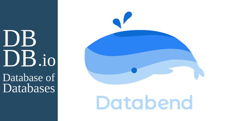 Databend - Database of Databases