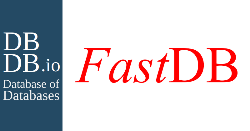 FastDB - Database of Databases