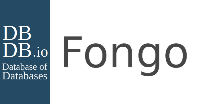 Fongo - Database of Databases