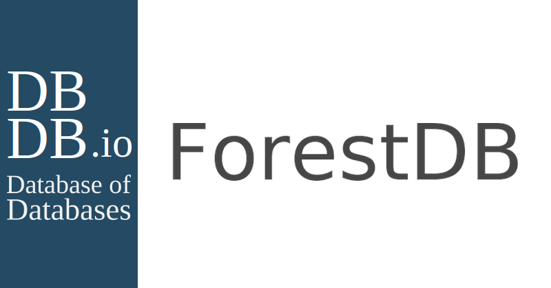 ForestDB - Database of Databases