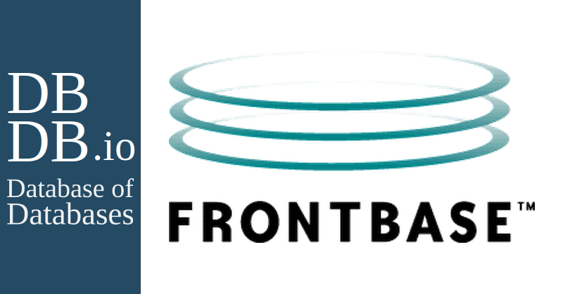 FrontBase - Database of Databases
