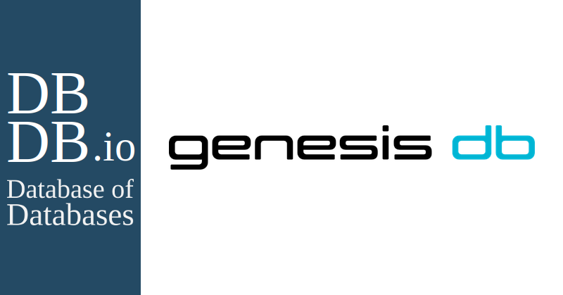 Genesis DB - Database of Databases
