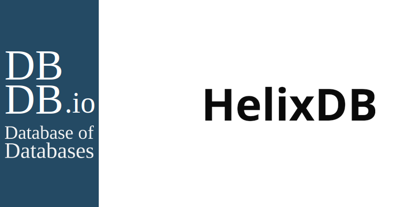 HelixDB - Database of Databases