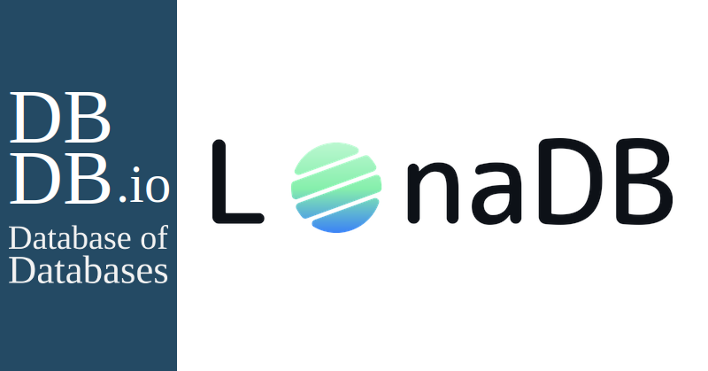 LonaDB - Database of Databases