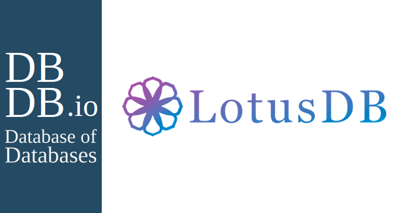 LotusDB - Database of Databases