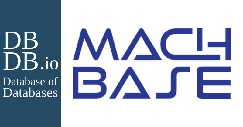 Machbase Database Of Databases 