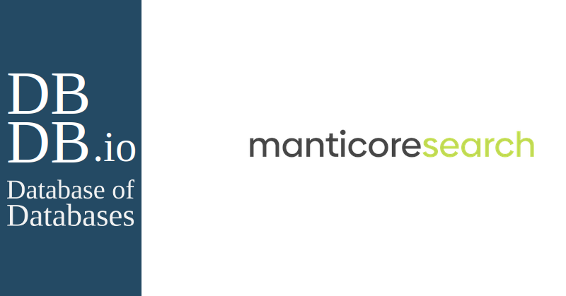 Manticore Search - Database of Databases