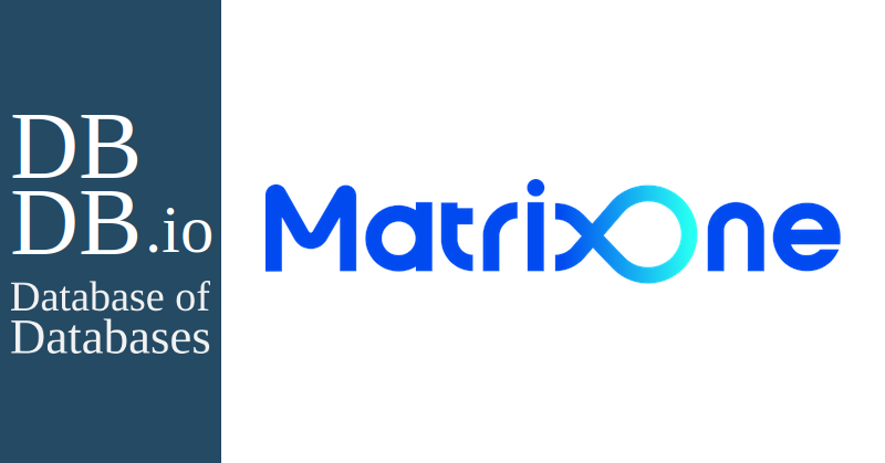 MatrixOne - Database of Databases