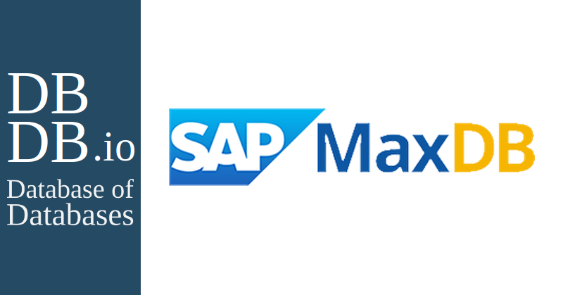 MaxDB - Database of Databases