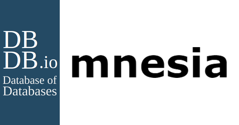 Mnesia - Database of Databases