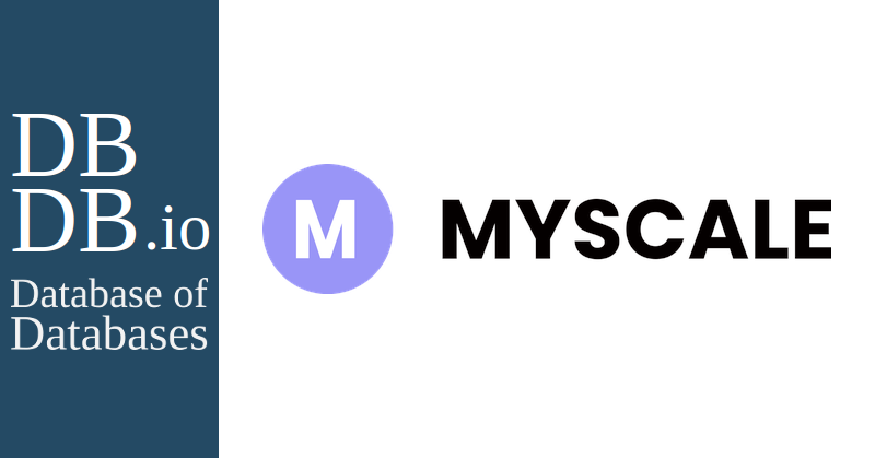 MyScaleDB - Database of Databases