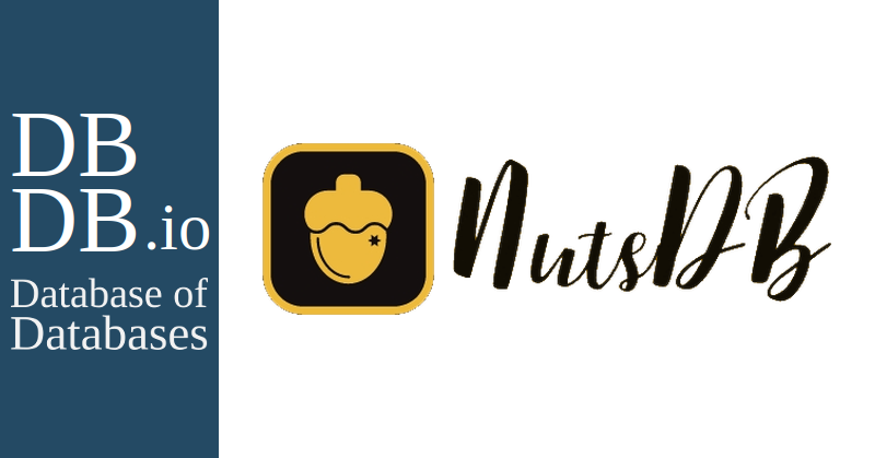 NutsDB - Database of Databases
