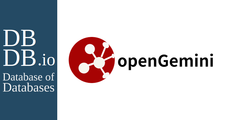openGemini - Database of Databases