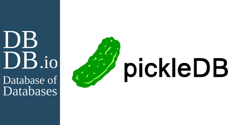pickleDB - Database of Databases