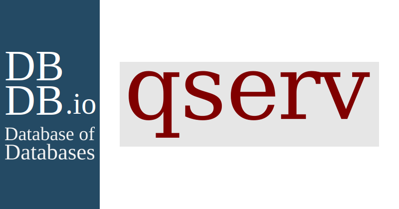 Qserv - Database of Databases
