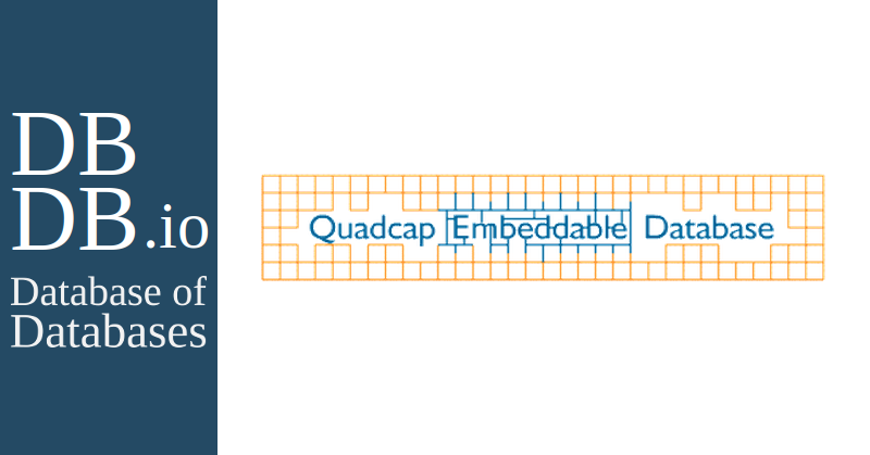 Quadcap Embeddable Database Database Of Databases