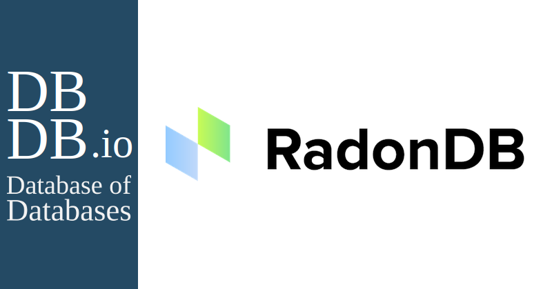 RadonDB - Database of Databases