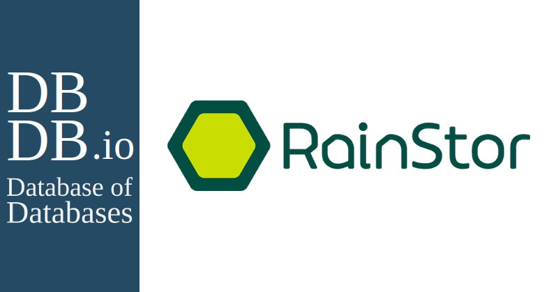 RainStor - Database of Databases