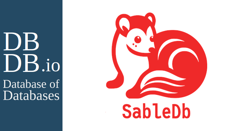 SableDb - Database of Databases