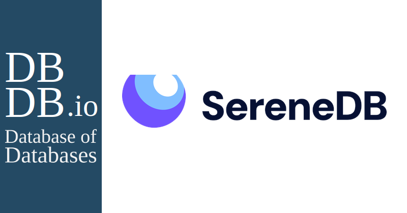 SereneDB - Database of Databases