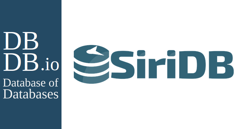 SiriDB - Database of Databases