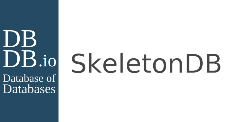 SkeletonDB - Database of Databases