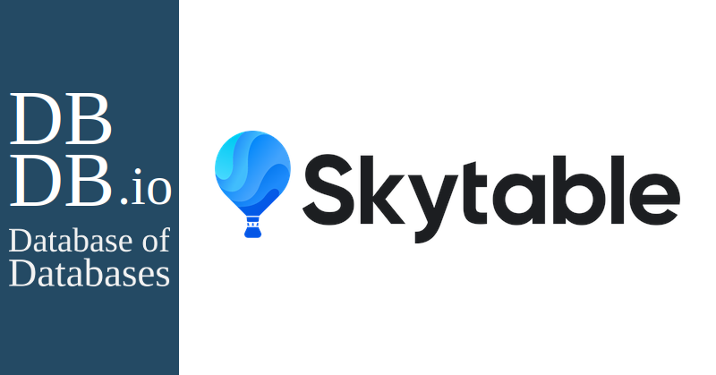 Skytable - Database of Databases