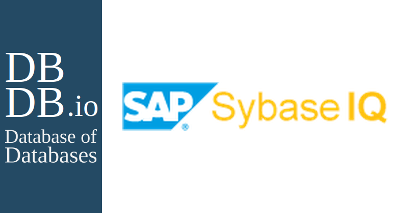 Sybase IQ - Database of Databases