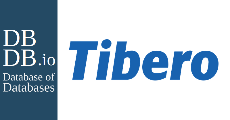Tibero - Database of Databases